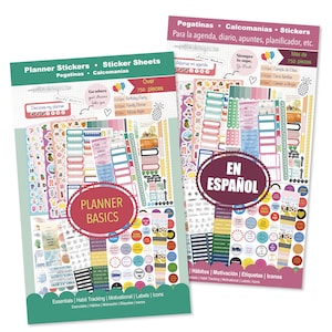 Planner Essentials Stickers | Simplify Organization With Basic Icons ...