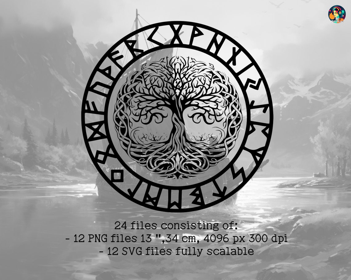 Viking Runes and Symbols Futhark Runes Svg Norse Viking - Etsy Canada