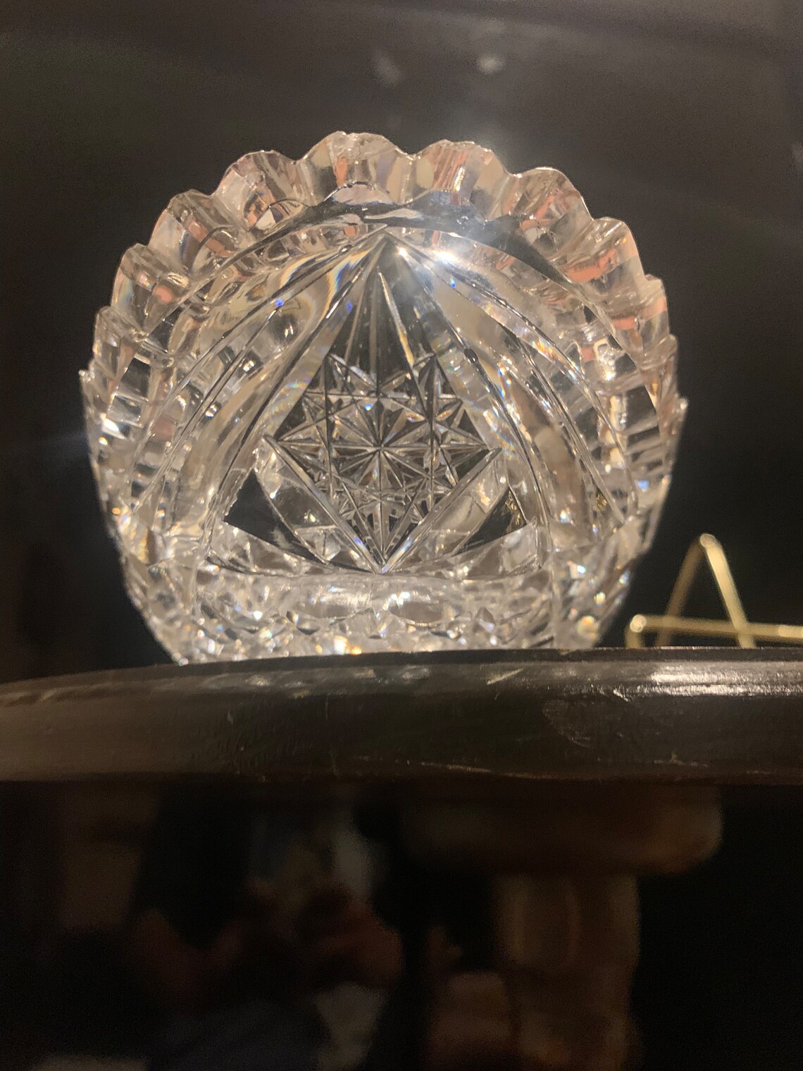 ABP 12 Inch Sawtooth Cut Glass Oval Serving Dish - Etsy