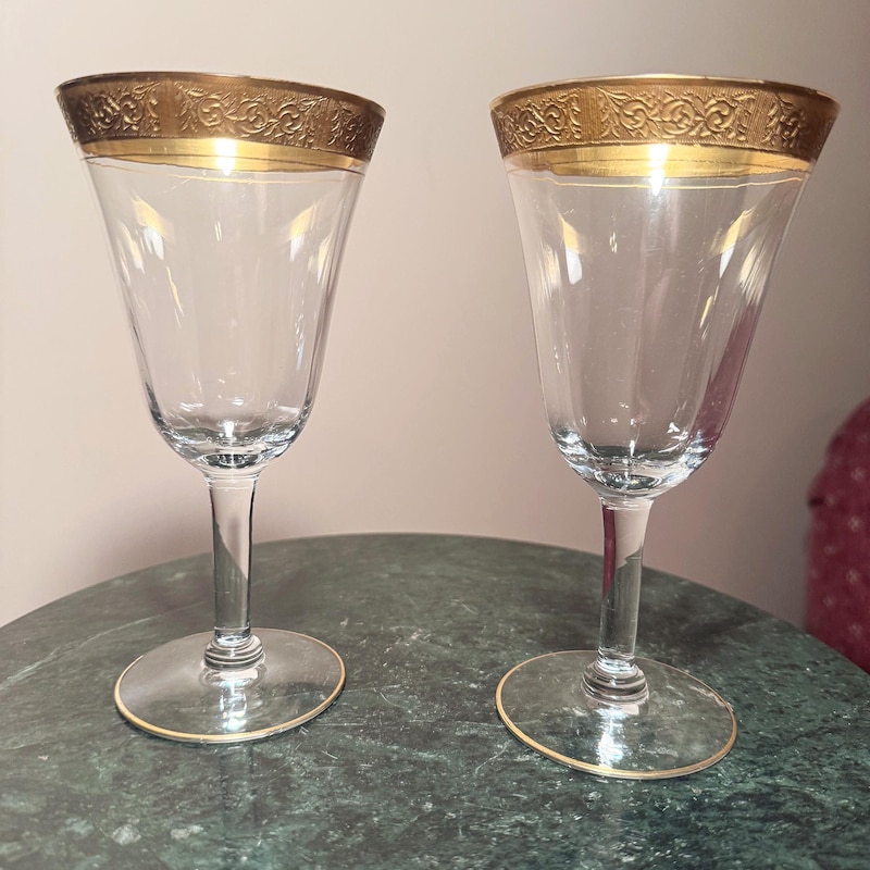 Franciscan Tiffin Goblets - Etsy
