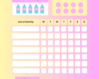 Soft Colors Daily Planner Page Digital Download Stay Organized and ...