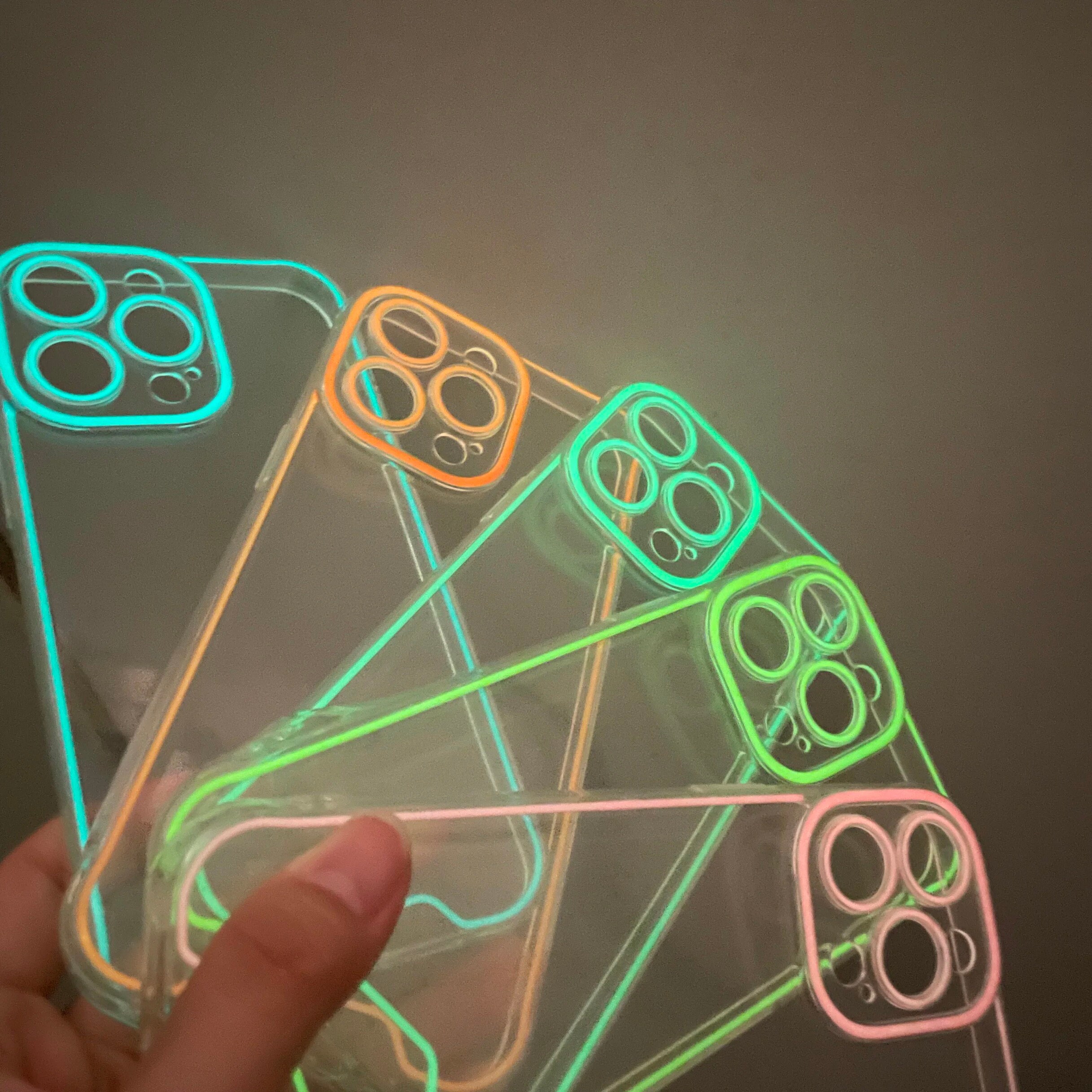 Neon Glow iPhone 13 Case - Etsy