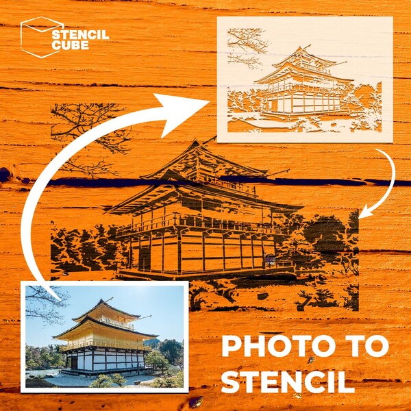 Custom Stencil With Image Etsy