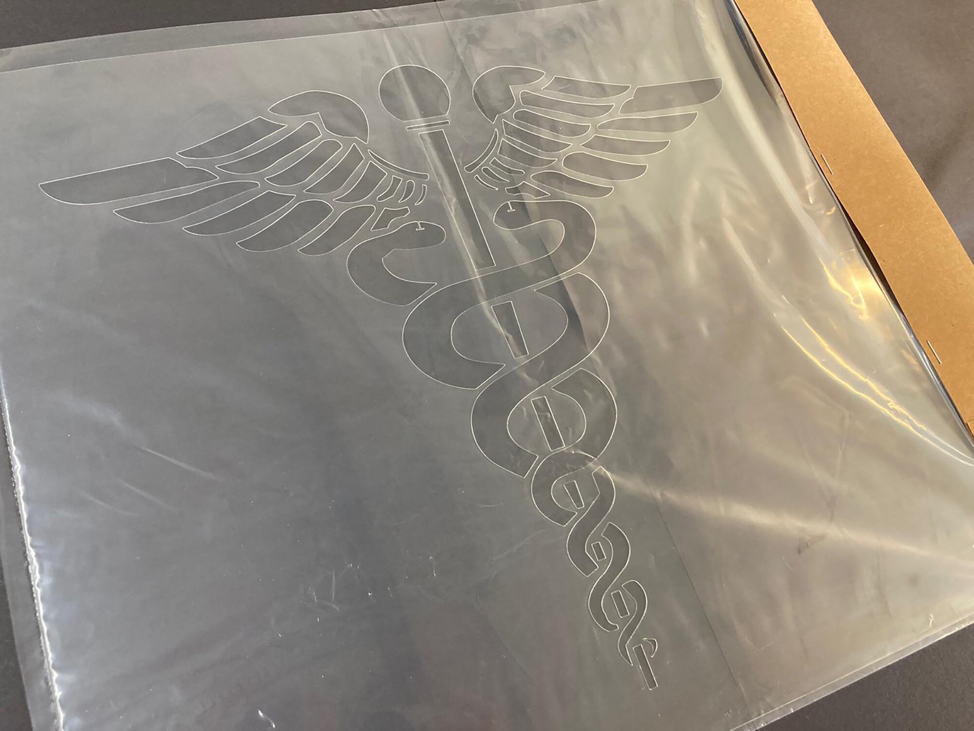 Medical Snake Caduceus Stencil - Etsy