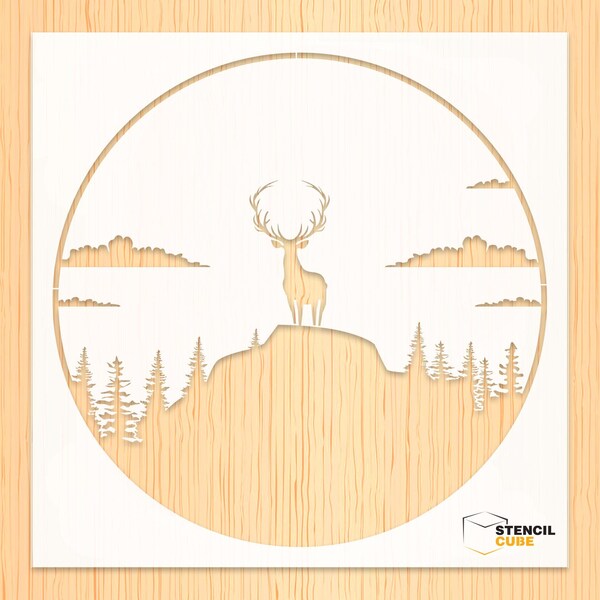 Elk Stencil - Etsy