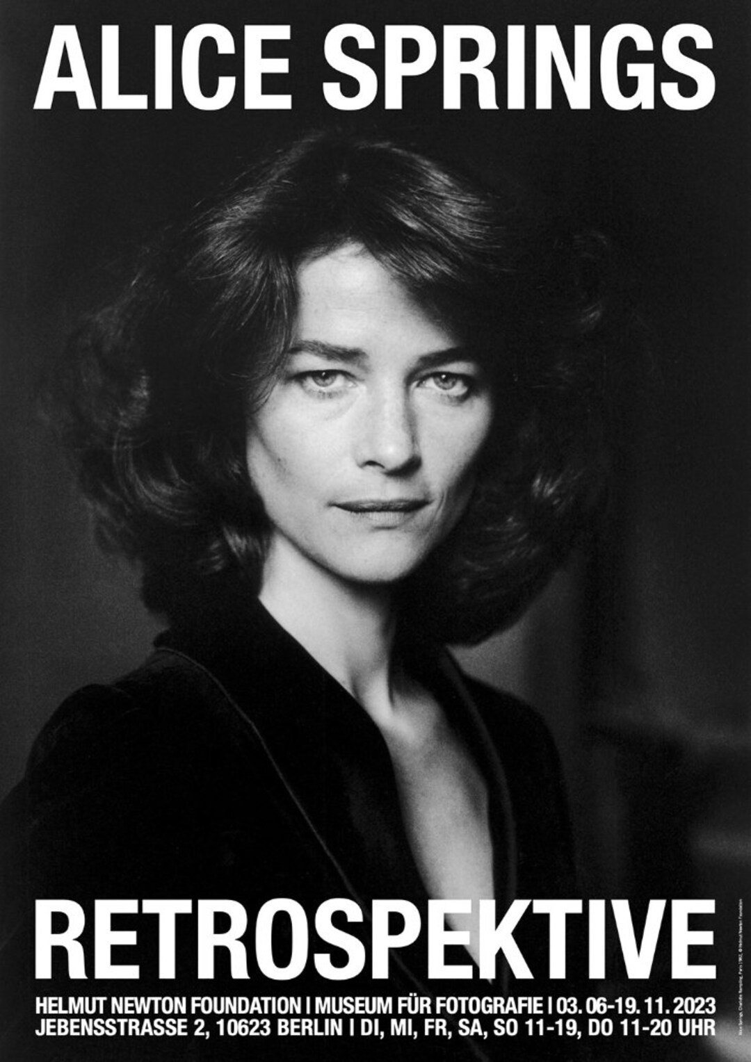 Alice Springs. Charlotte Rampling. Retrospective. Original - Etsy