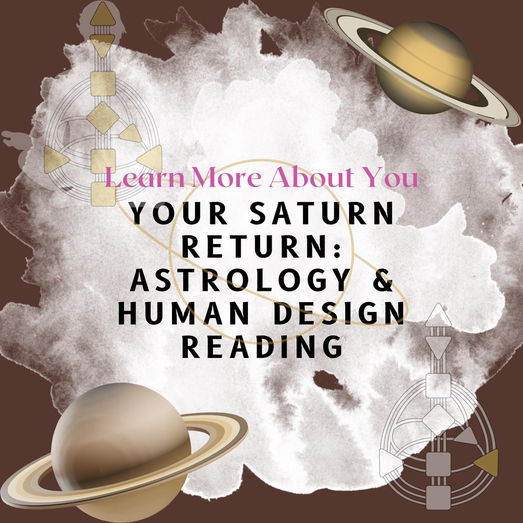 Personalized Current Saturn Return Astrology & Human Design Reading ...