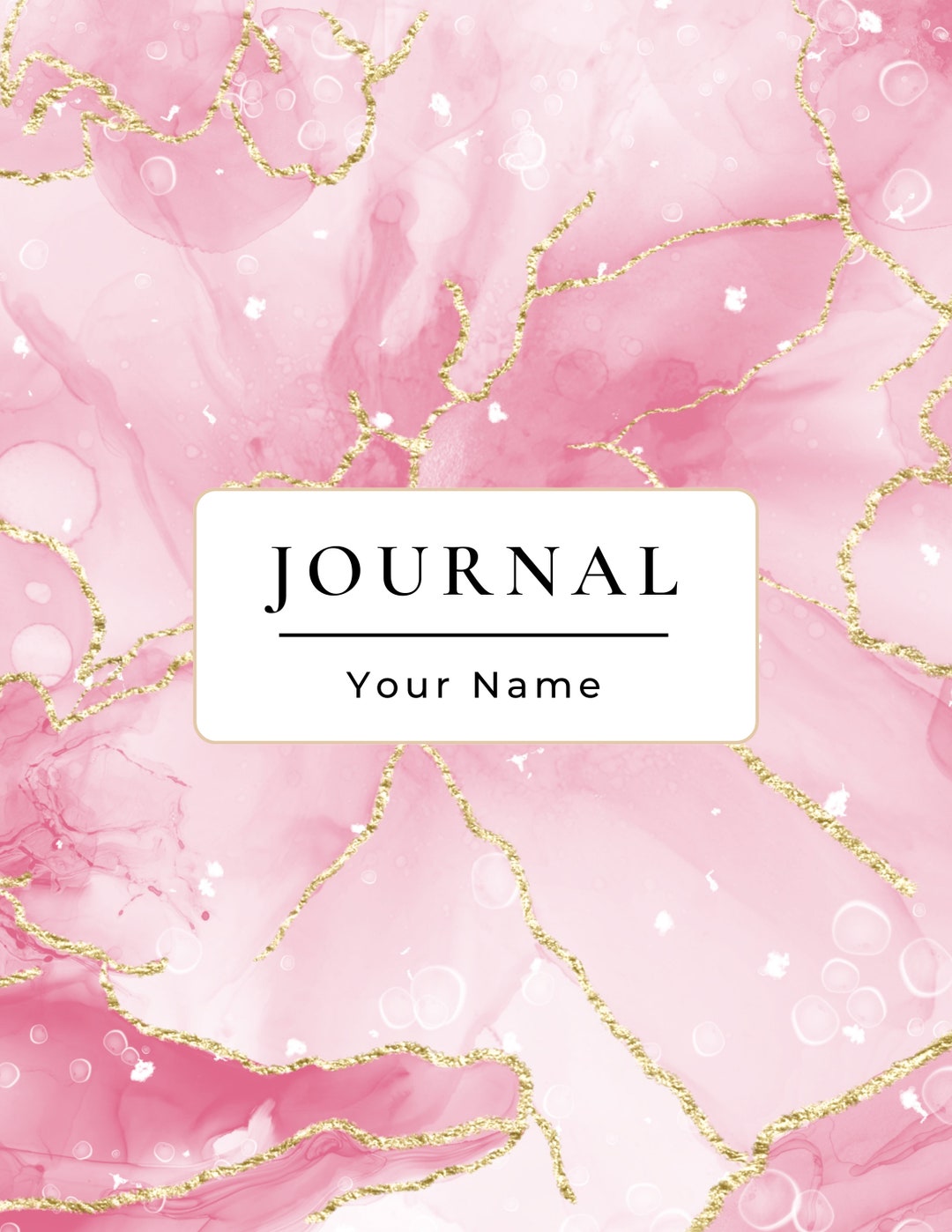 Modern Marble Focus on Self Journal: Your 60-day Personal Blueprint - Etsy
