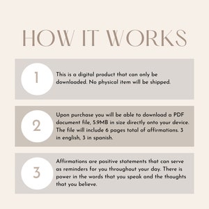 Bilingual Affirmation Cards for Kids | English & Spanish | Digital ...