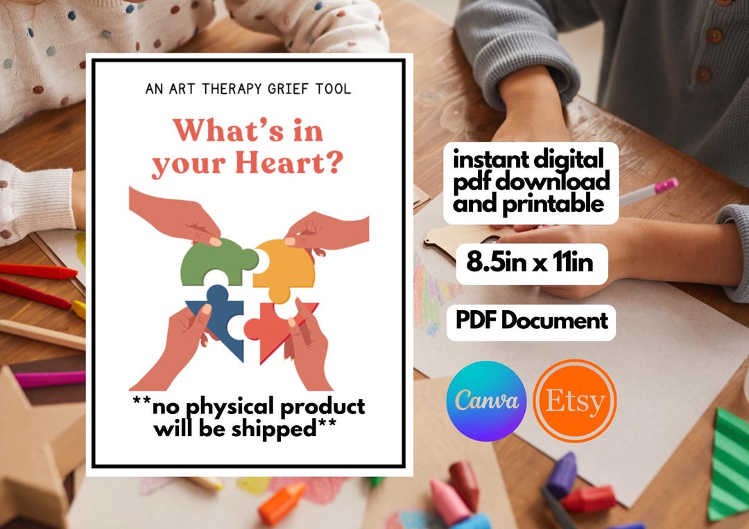 What’s in Your Heart? | Art Activity | ENGLISH - Etsy
