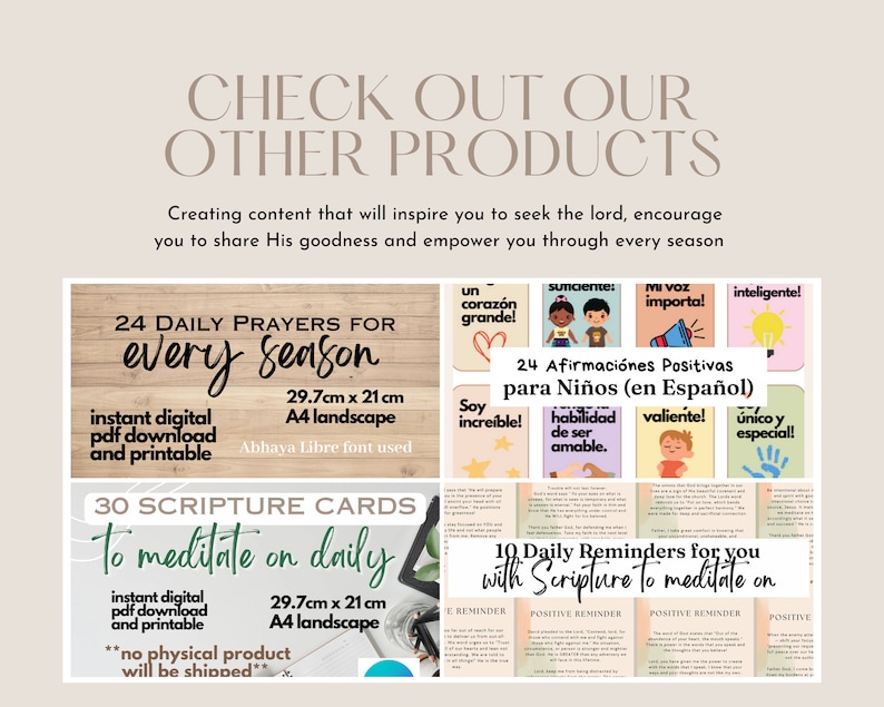 Bilingual Affirmation Cards for Kids | English & Spanish | Digital ...