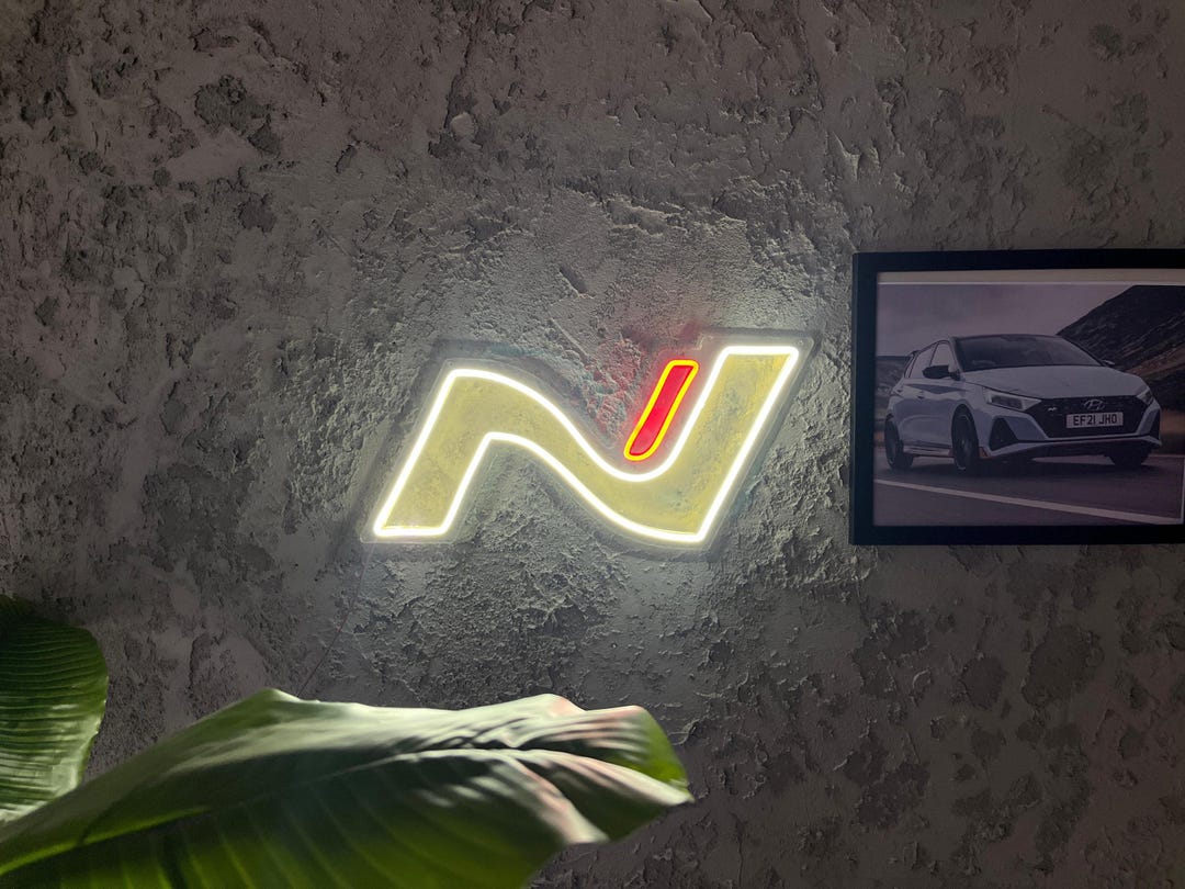 Car Logo Sign/ Race Car Emblem Neon Sign / Car Logo Neon Sign/ Neon ...