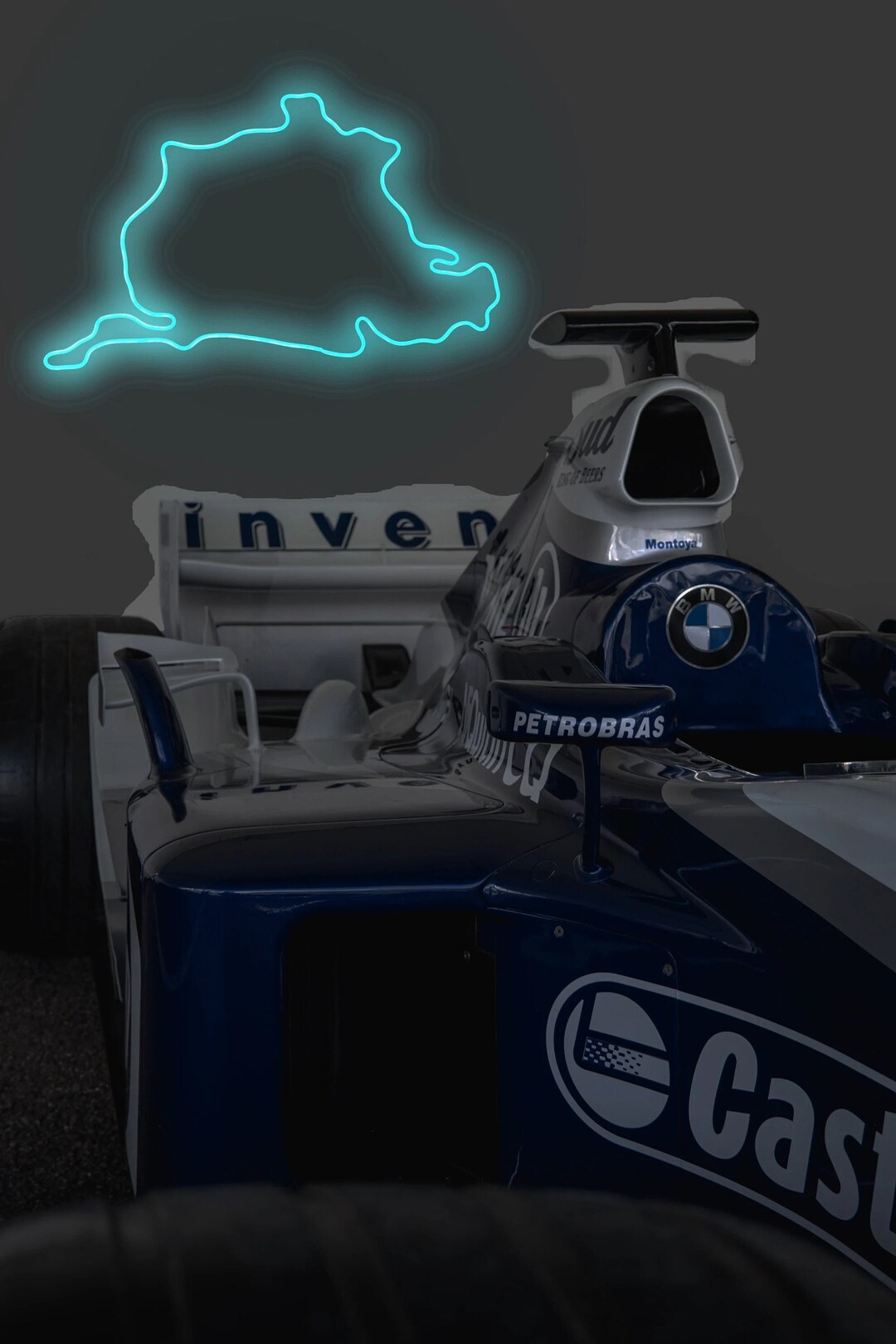 Nürburgring Track Neon Sign / Racing Track Decor / Race Track Neon Sign ...