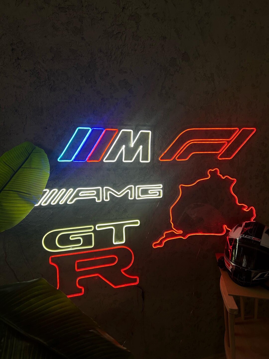 Custom Car Logo Sign/ Race Car Emblem Neon Sign / Car Logo Neon Sign ...