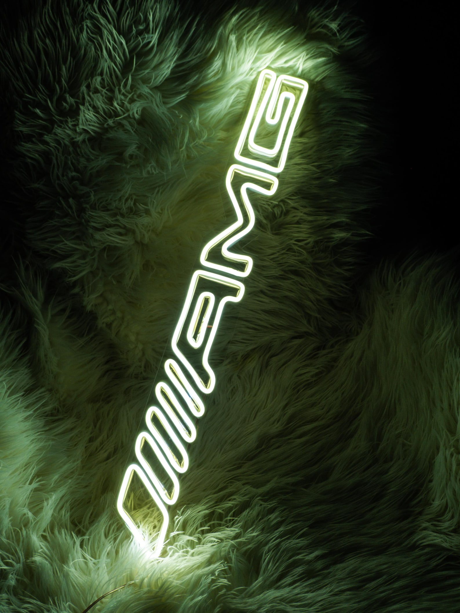Amg Car Neon Sign / Neon Sign / Logo Neon Sign / Neon Sign Bedroom ...