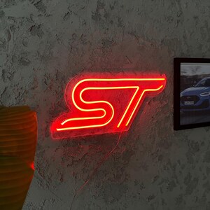 Car Logo Sign/ Race Car Emblem Neon Sign / Car Logo Neon Sign/ Neon ...