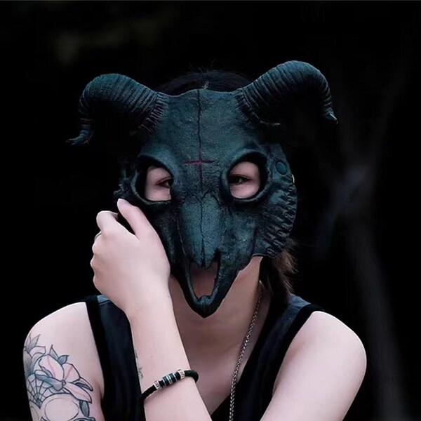 Goat Mask - Etsy