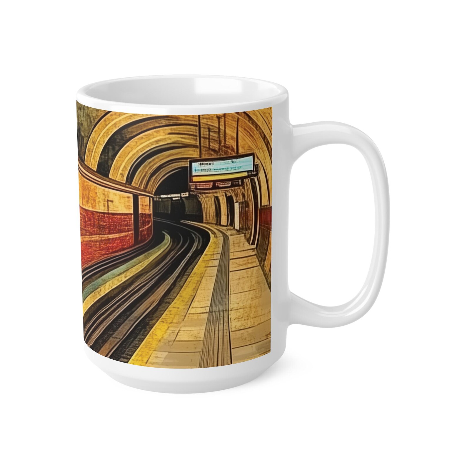 Coffee Mug, London Underground Design - Tea Cup, Gift for Travellers ...