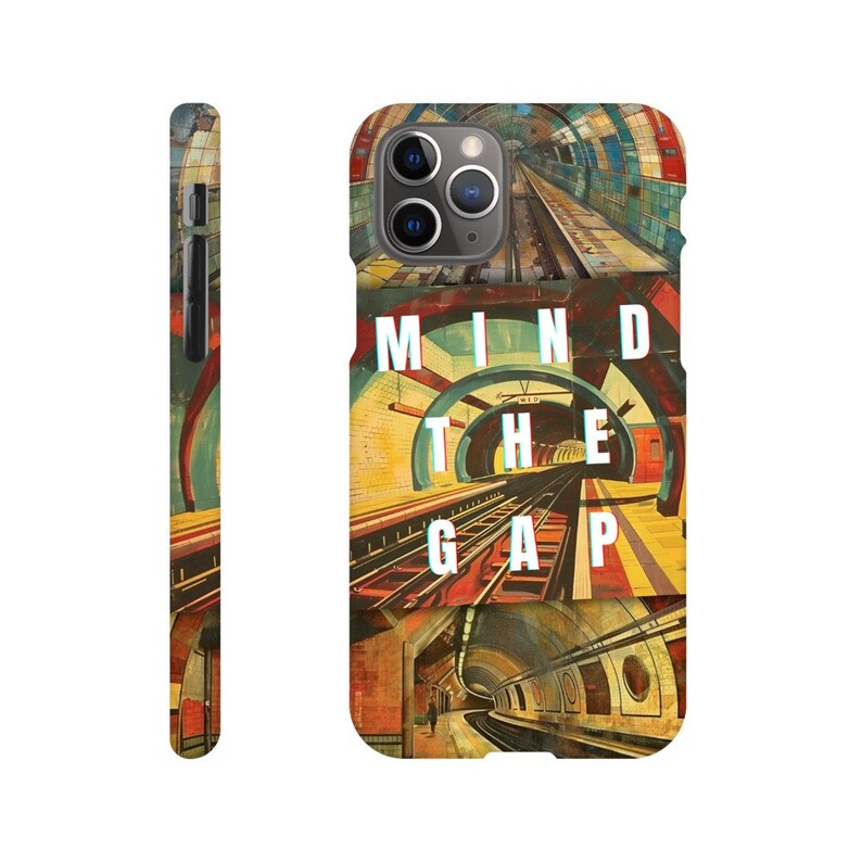 Slim Case - the London Underground Series - Mind the Gap Trio Design iPhone X 11 12 13 14 15 Pro ...