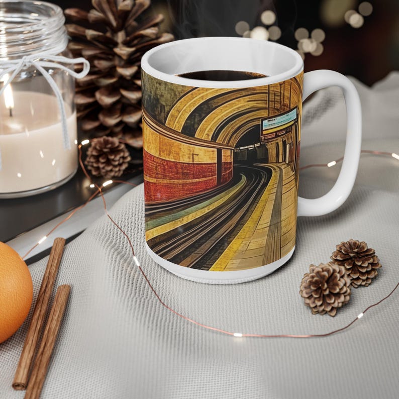 Coffee Mug, London Underground Design - Tea Cup, Gift for Travellers ...