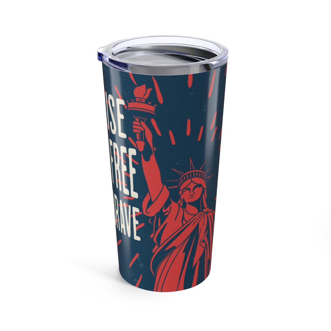 Patriotic 20oz Tumbler: Freedom & Unity Stainless Steel Travel Mug - Etsy