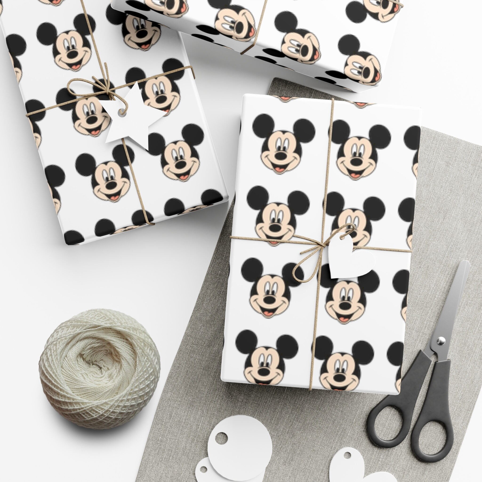 Mickey Mouse Gift Wrap Papers! Luxurious Vintage and Retro Wrapping ...