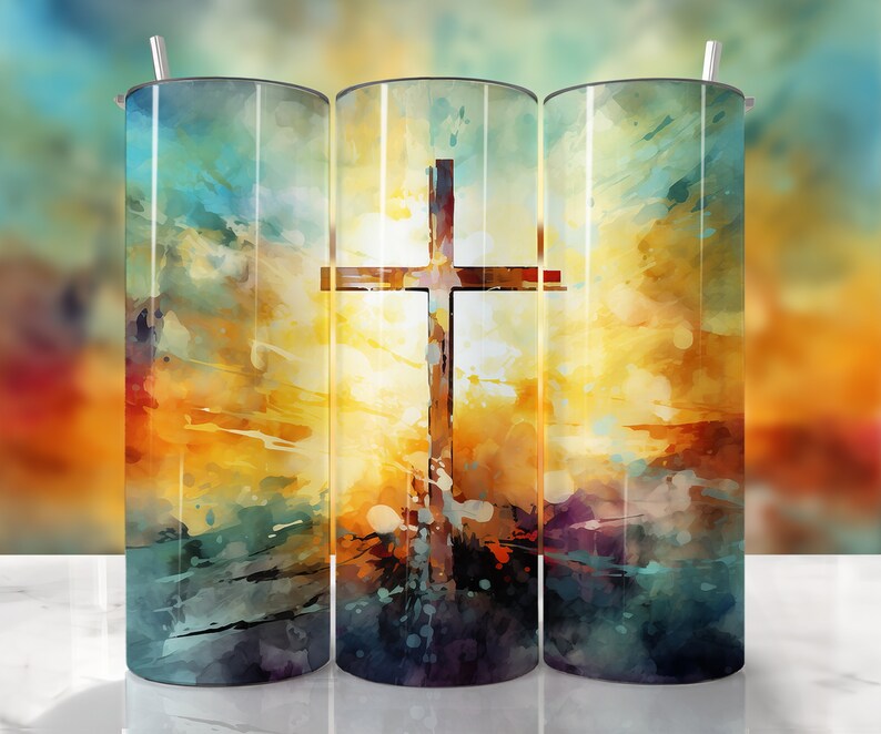 Cross Tumbler Wrap Bundle, Faith Tumbler Wrap, Religious Tumbler Wrap ...