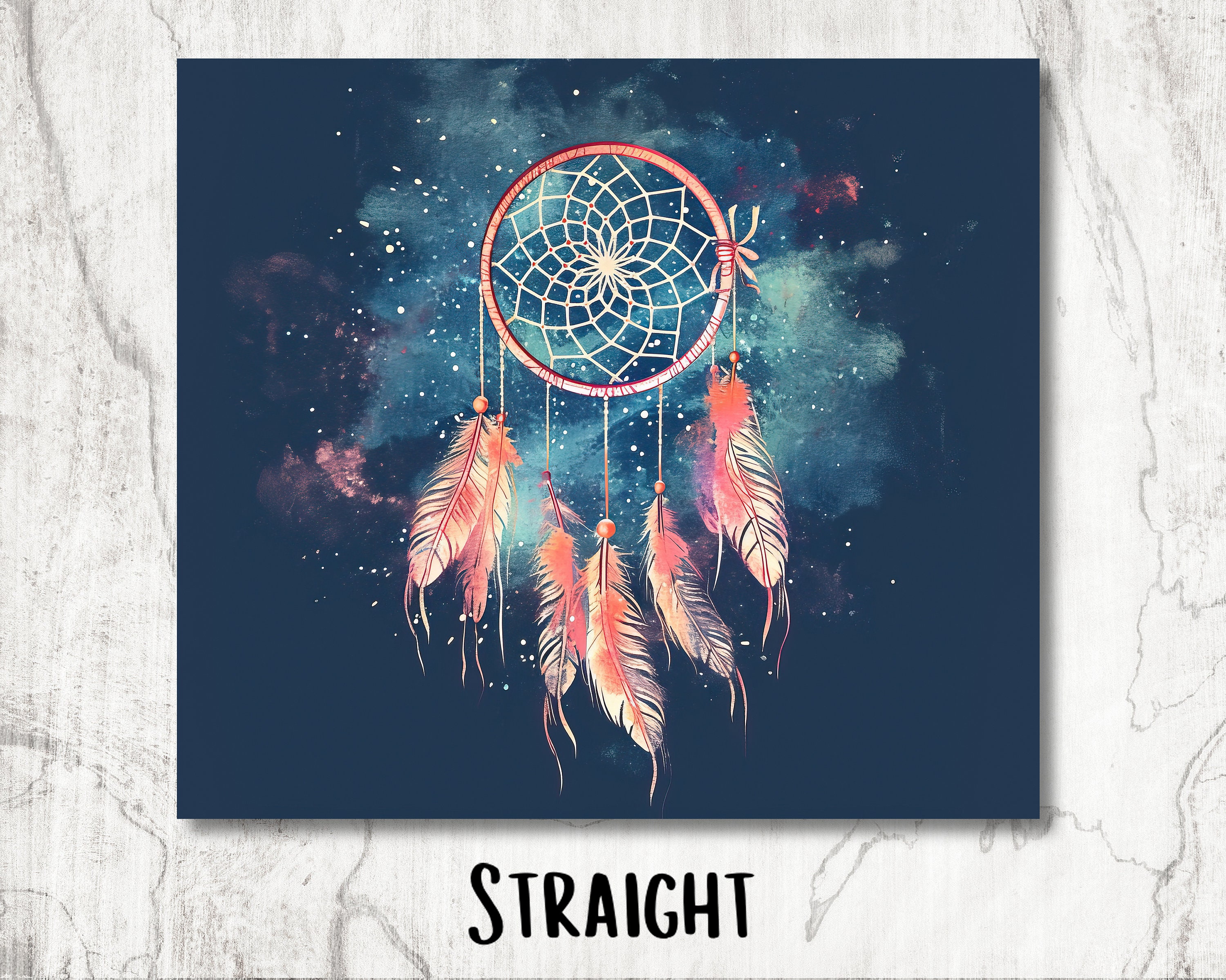 Dream Catcher Tumbler Wrap Png, Dream Catcher Png, Boho Tumbler Wrap, Spiritual Tumbler Wrap Png ...
