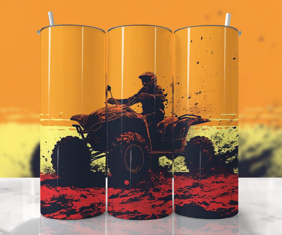 ATV Tumbler Wrap, 4 Wheeler Tumbler Wrap Png, Tumbler ATV Wrap, off ...