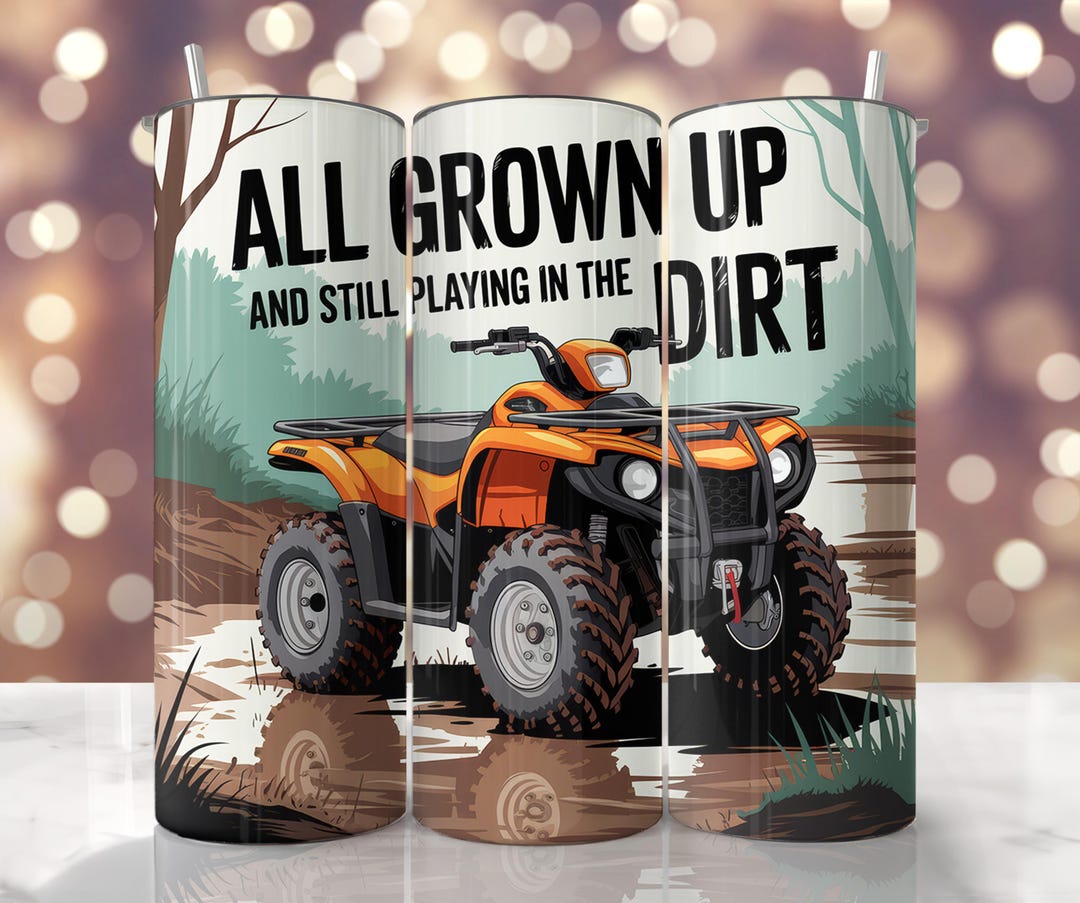 ATV Tumbler Wrap,sublimation Png Designs Download Sublimation, ATV ...