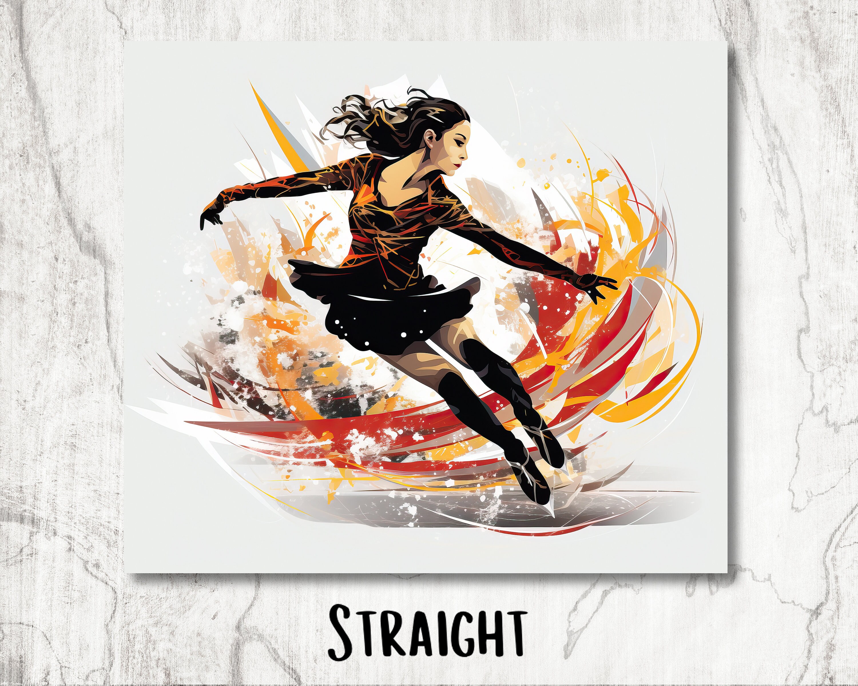 Figure Skating Tumbler Wrap, Figure Skating Sublimation, Figure Skating ...