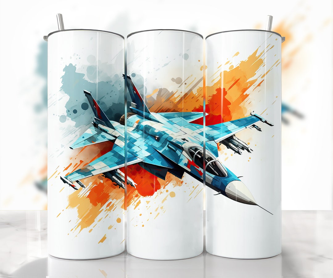 Fighter Jet Tumbler Tumbler Wrap PNG, Air Force Tumbler Wrap PNG ...