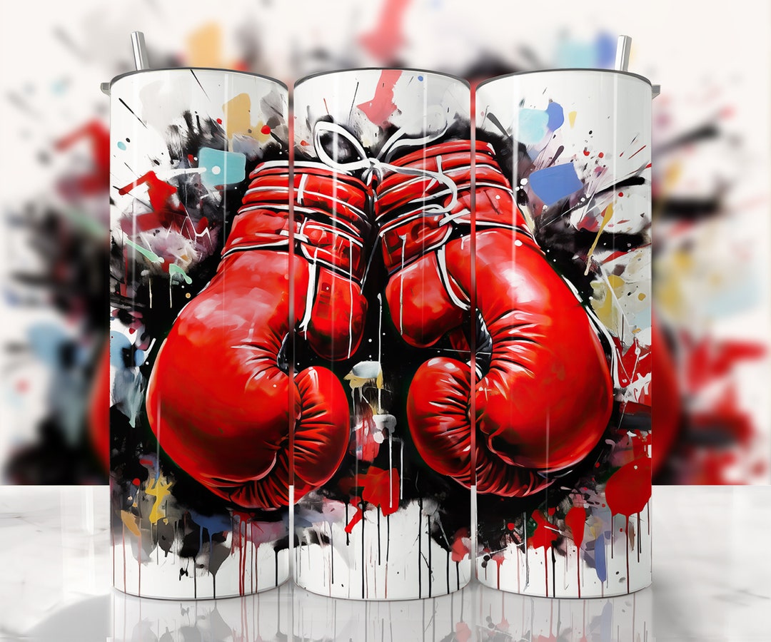 Boxing Tumbler Wrap, 20oz Tumbler Wrap, Sport Tumbler Wrap, Straight ...
