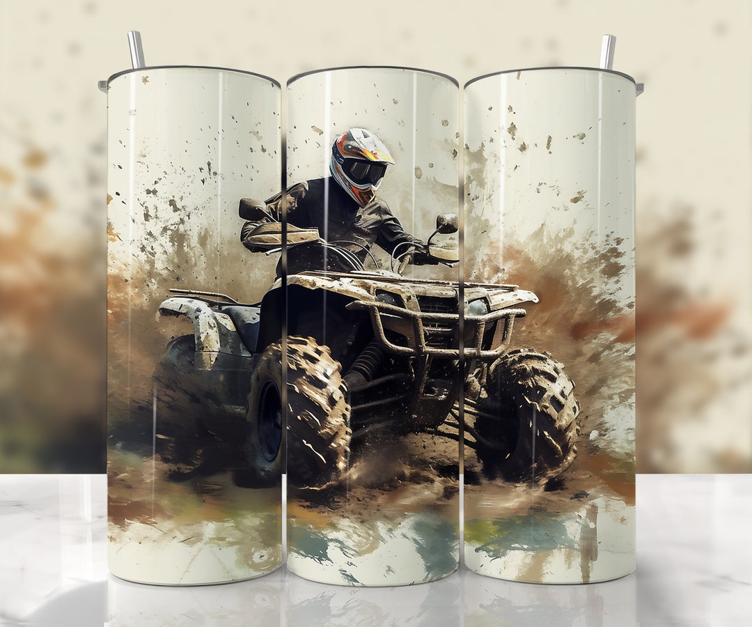 ATV Tumbler Wrap, 4 Wheeler Tumbler Wrap, Tumbler ATV Wrap, off Road ...
