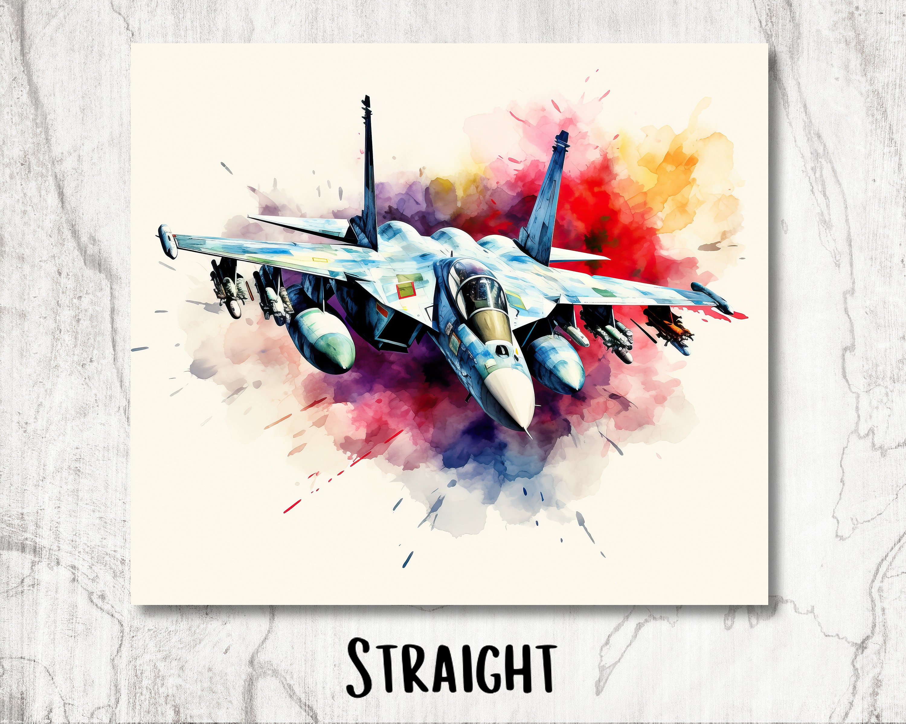 Fighter Jet Tumbler Tumbler Wrap Aviation Sublimation Air - Etsy