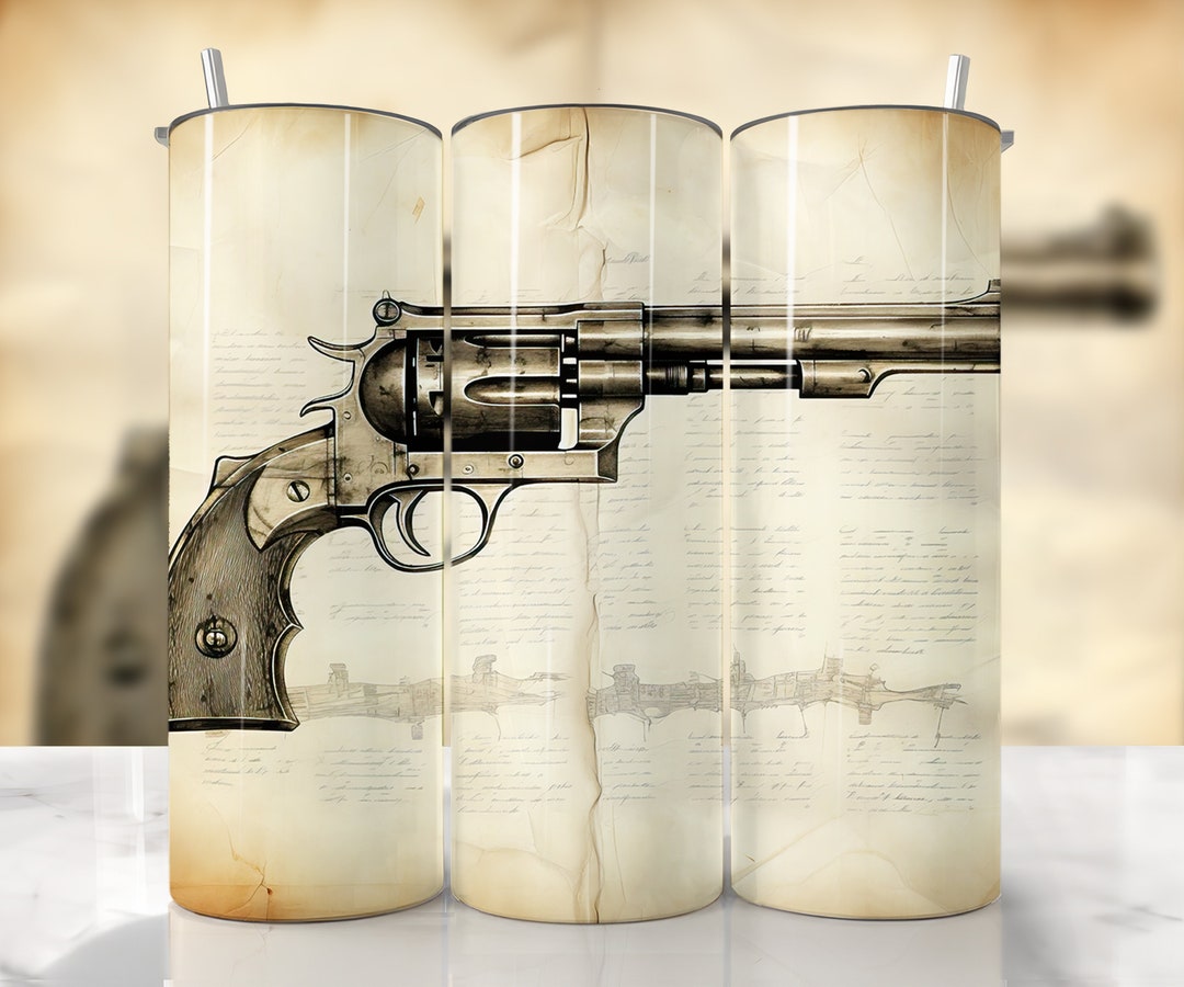 Firearm Tumbler Wrap, Gun Tumbler Wrap, Second Amendment Tumbler Wrap ...