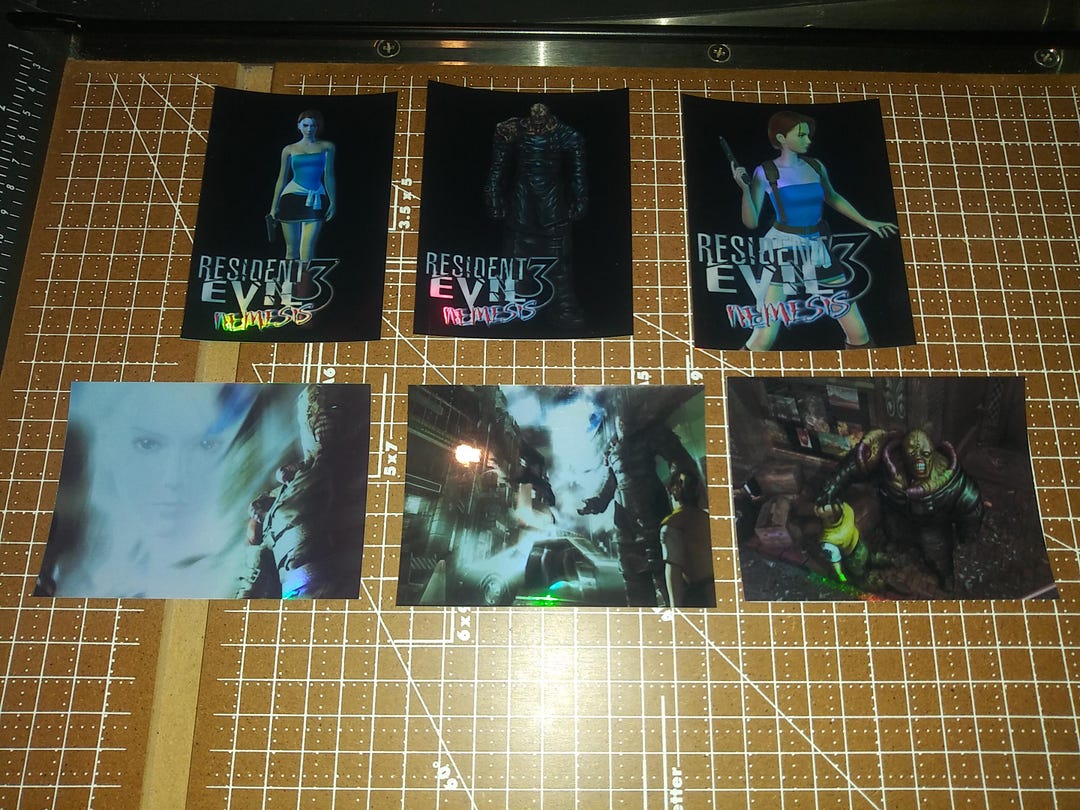 Resident Evil 3: Nemesis Holographic Stickers - Etsy