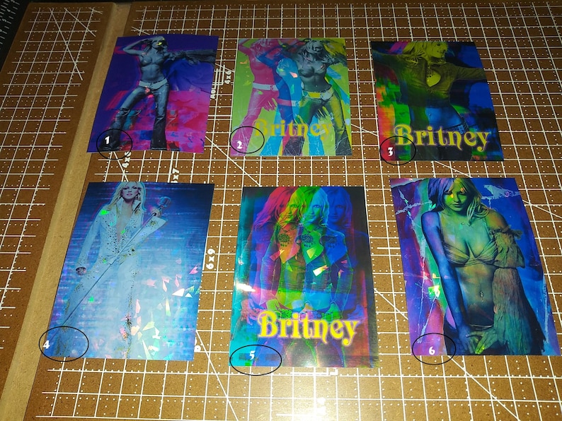 Britney Spears: Y2K "britney" Era Holographic Stickers - Etsy