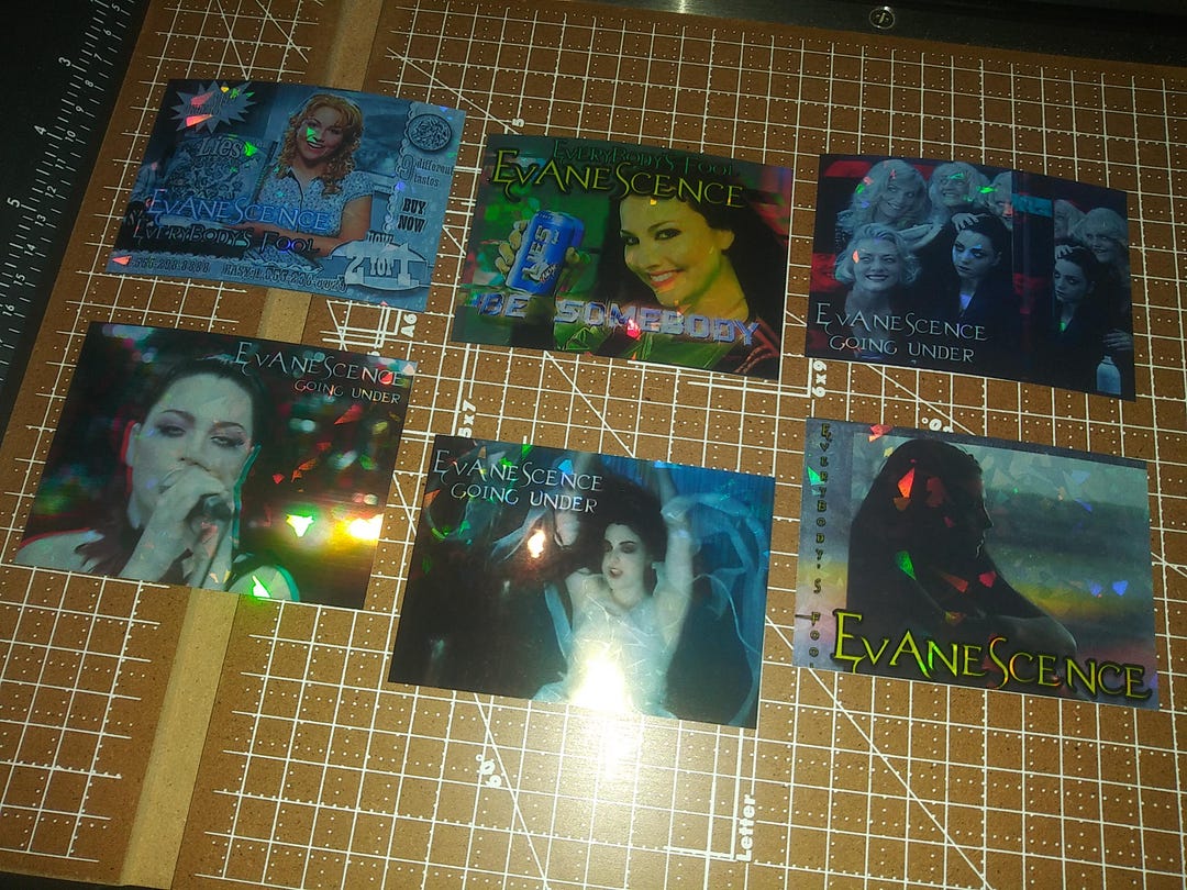Evanescence: Fallen Music Video Holographic Stickers (bundle 1) - Etsy