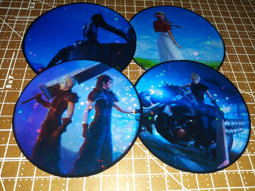 Final Fantasy VII Bundle 2 Holographic Stickers - Etsy