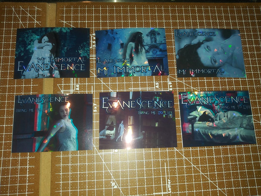Evanescence: Fallen Music Video Holographic Sticker (bundle 2) - Etsy
