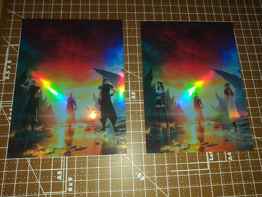 Final Fantasy VII: Rebirth Holographic Stickers - Etsy