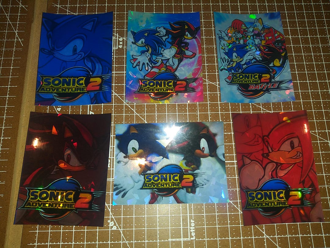 Sonic Adventure 2 Holographic Stickers - Etsy