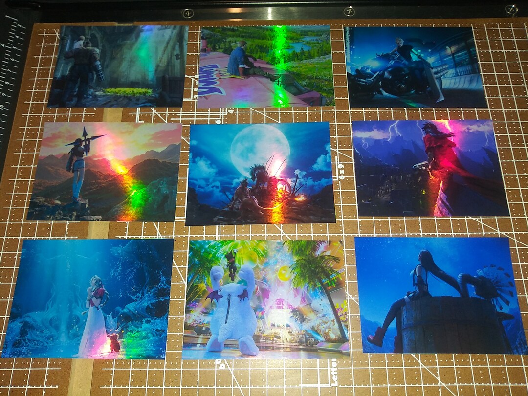 Final Fantasy Vii Rebirth Holographic Stickers - Etsy