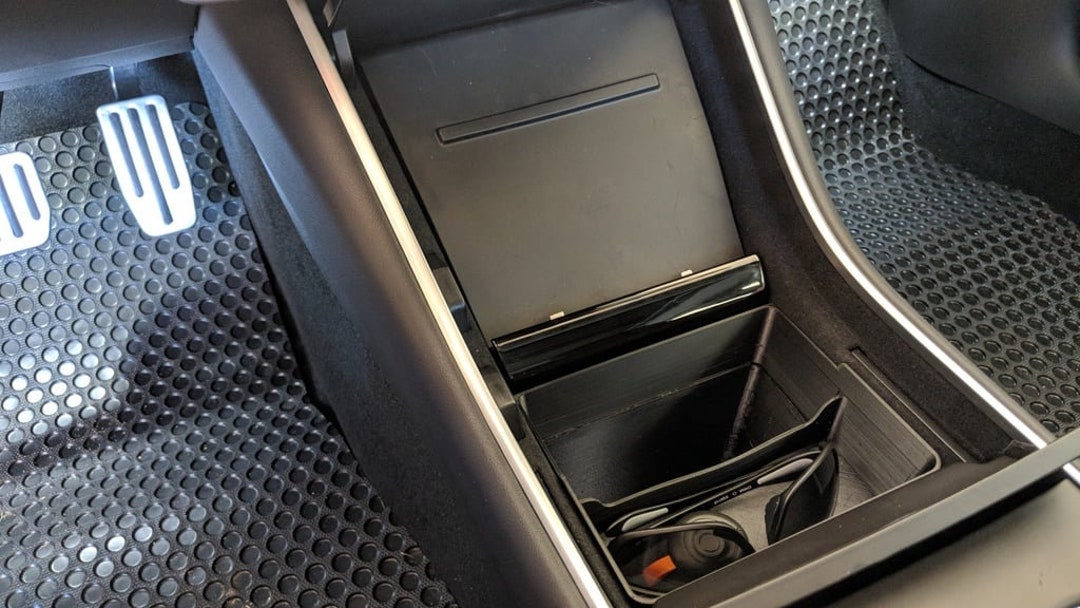 Tesla Model 3 Center Console Trash and Storage Bin - Etsy