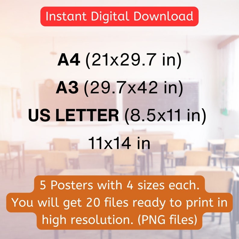 Texting Acronyms High-resolution Posters for Language Learning ...