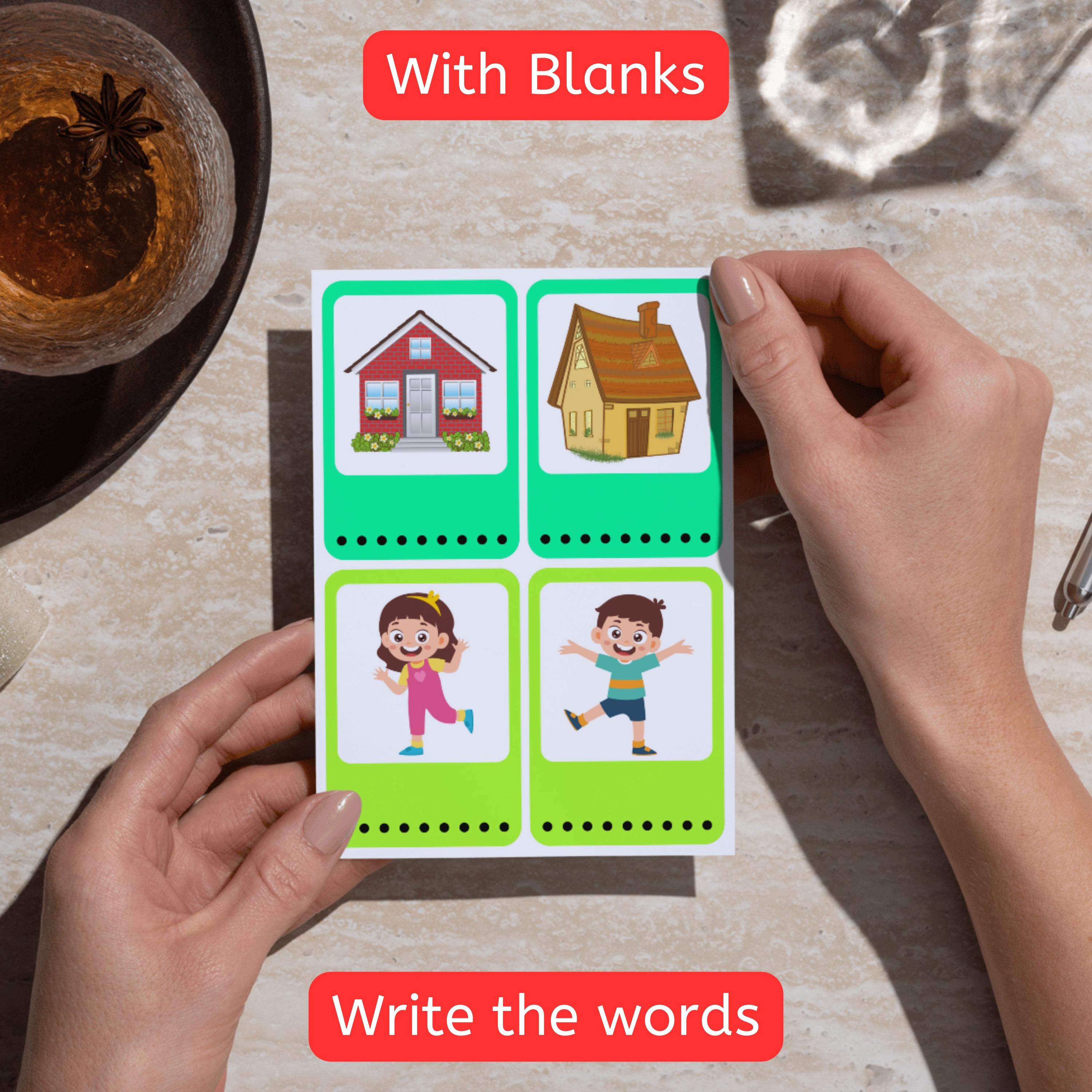 Synonym Flashcards for Vocabulary Learning Gift for Kids English ...