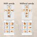 Language Learning Printable Flash Cards Prepositions Gift Cubes Young ...
