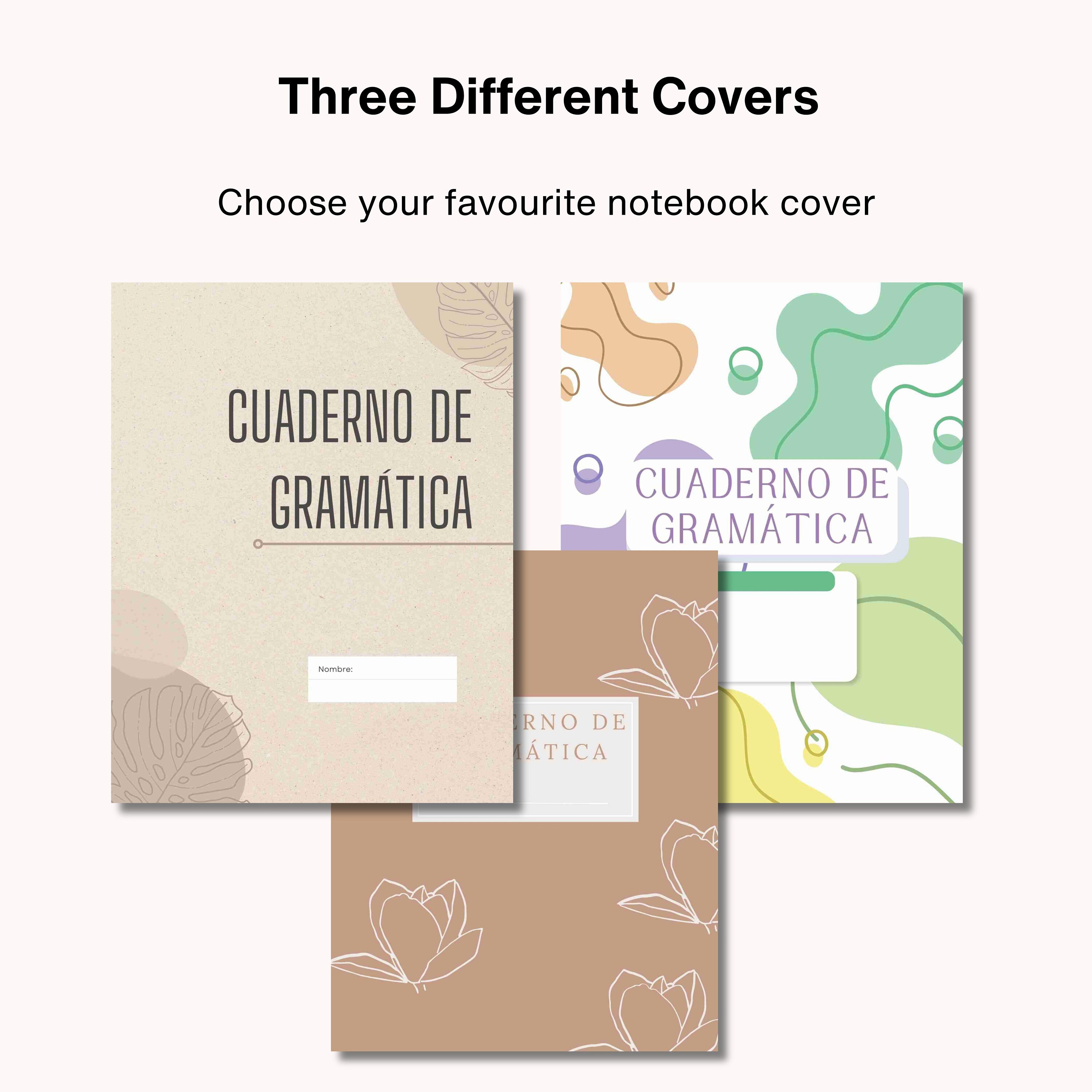 Language Learning Grammar Template Study Notebook Language Learning for ...