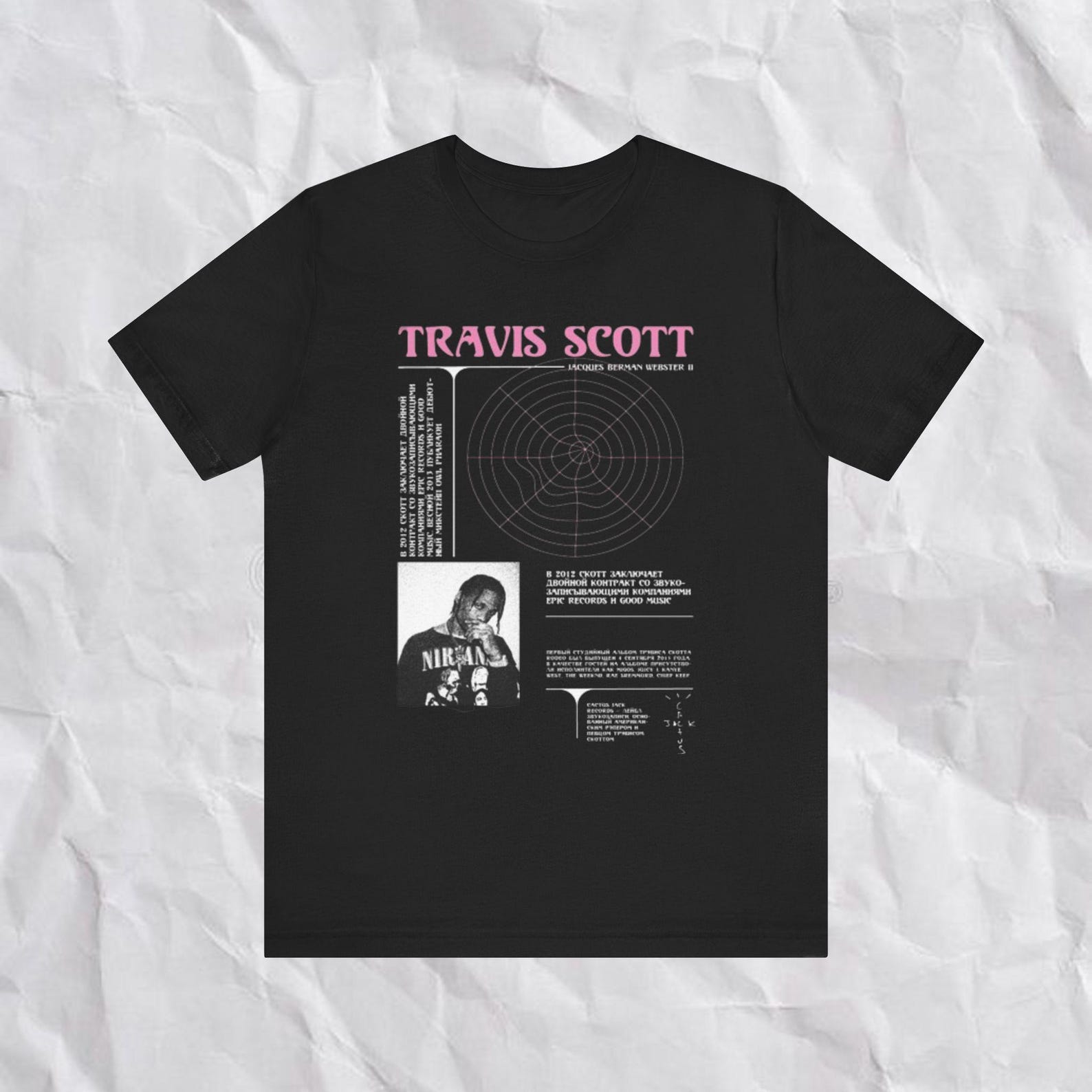 Travis Scott T-shirt Aesthetic Trendy Fan Gifts Travis Scott Merch ...